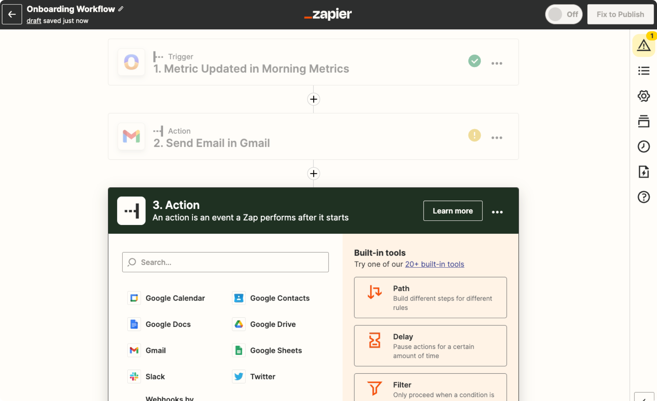 Morning: Data-Driven Automations